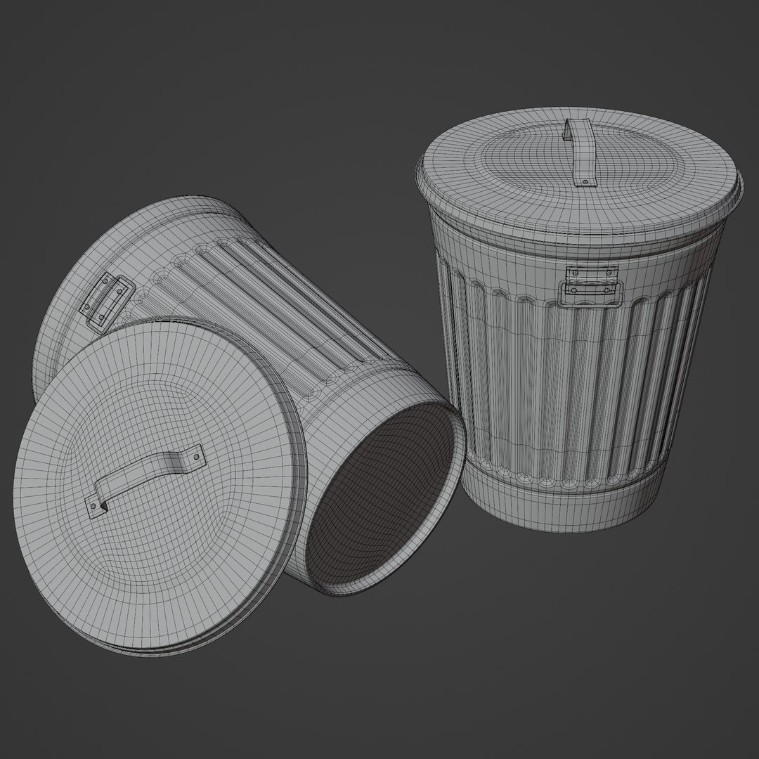 Realistic Old Garbage 3D Model - TurboSquid 1705784