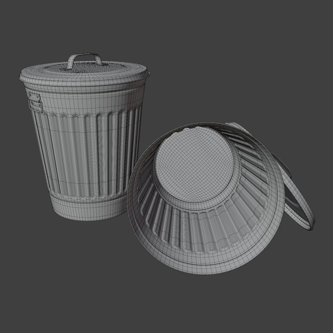 Realistic old garbage 3D model - TurboSquid 1705784