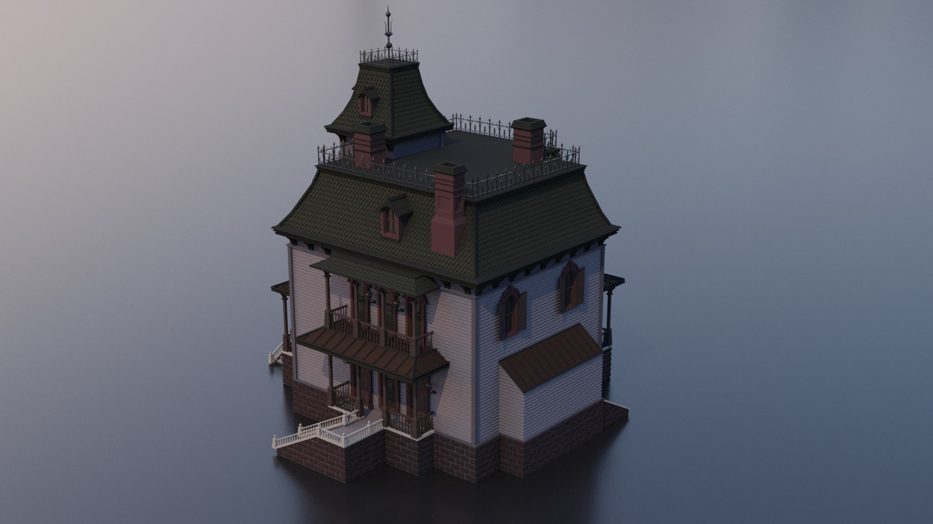 Phantom Manor 3D Model - TurboSquid 2294698