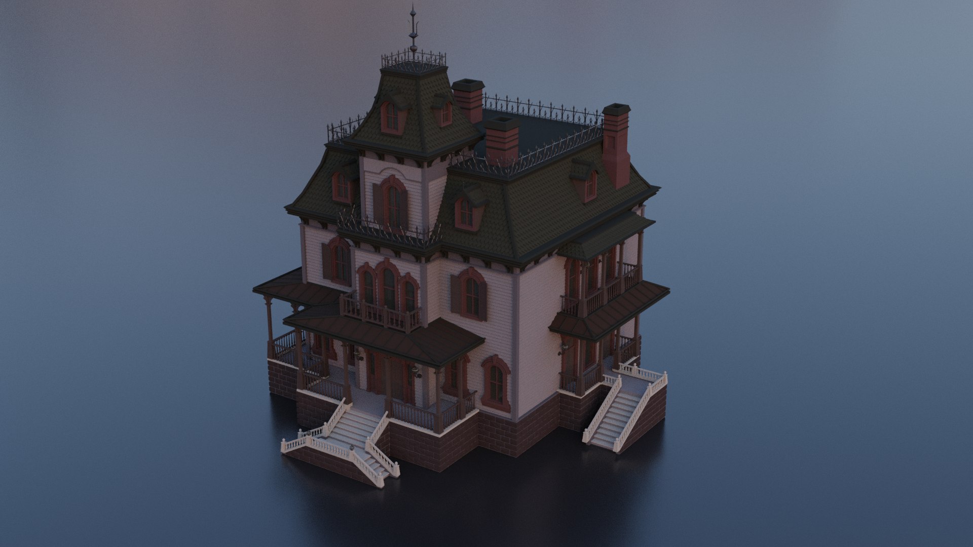 Phantom Manor 3D Model - TurboSquid 2294698
