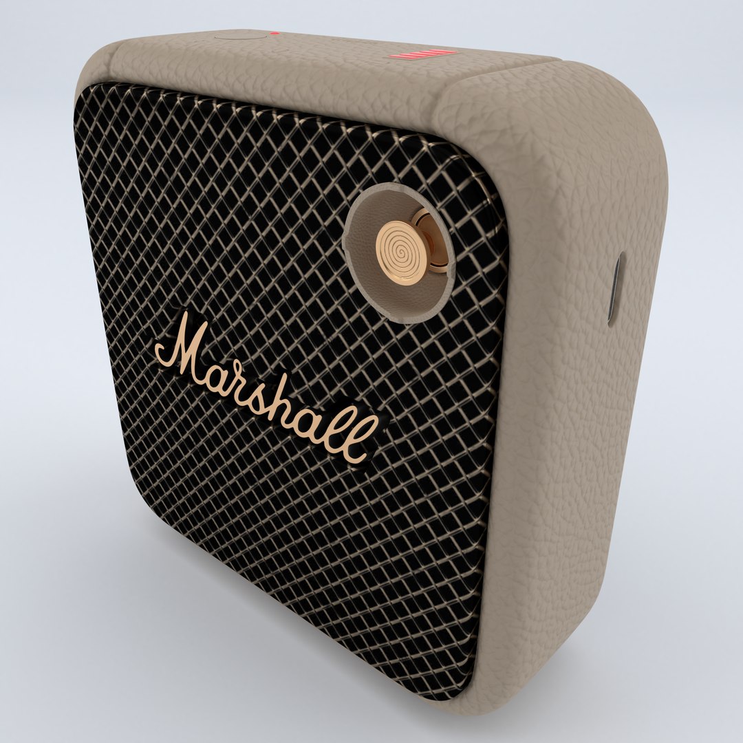 3D Marshall Portable Speaker Willen Crema Model - TurboSquid 2003015 3D Marshall Portable Speaker Willen Crema Model - TurboSquid 2003015