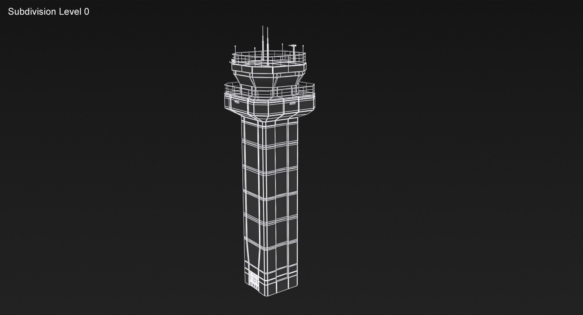3d Air Traffic Tower