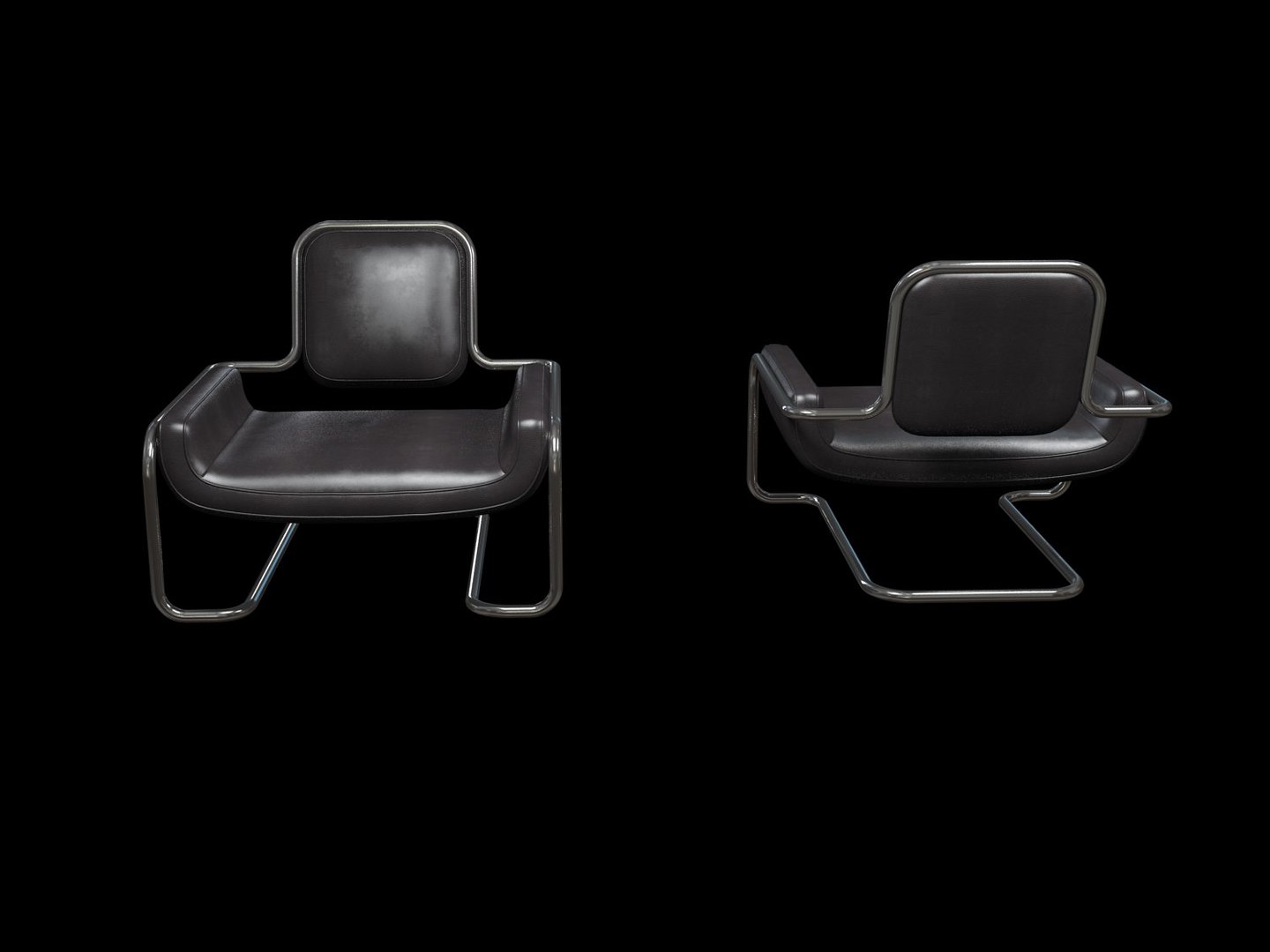 3d model lemon-chairs