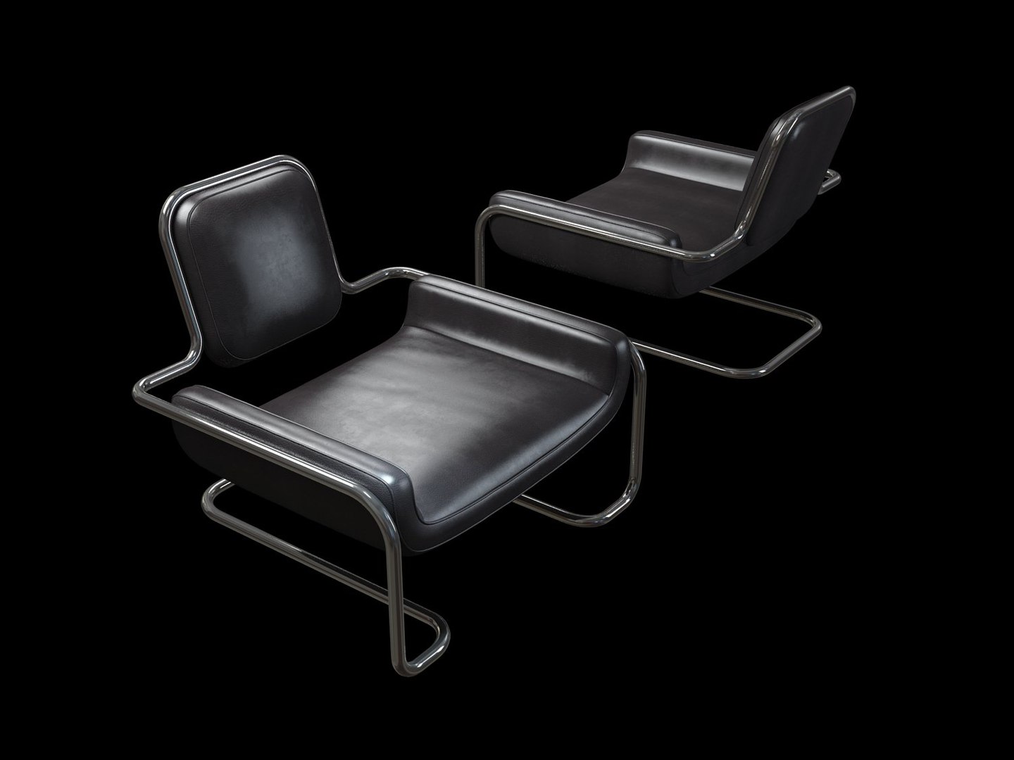 3d model lemon-chairs