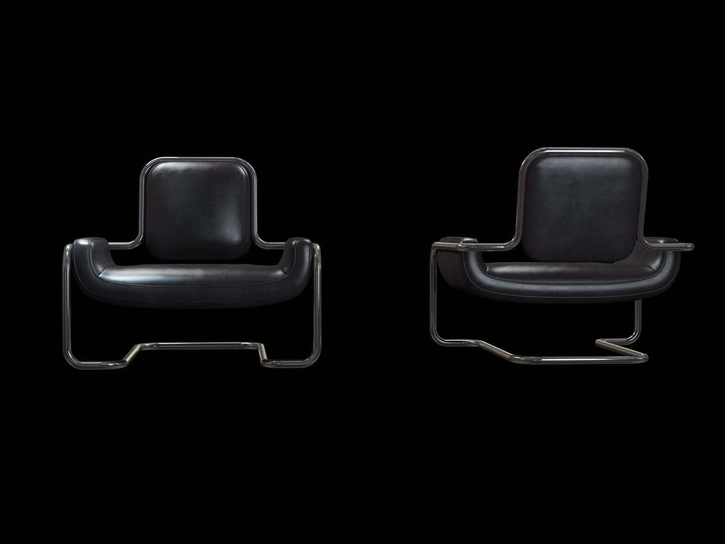 3d model lemon-chairs