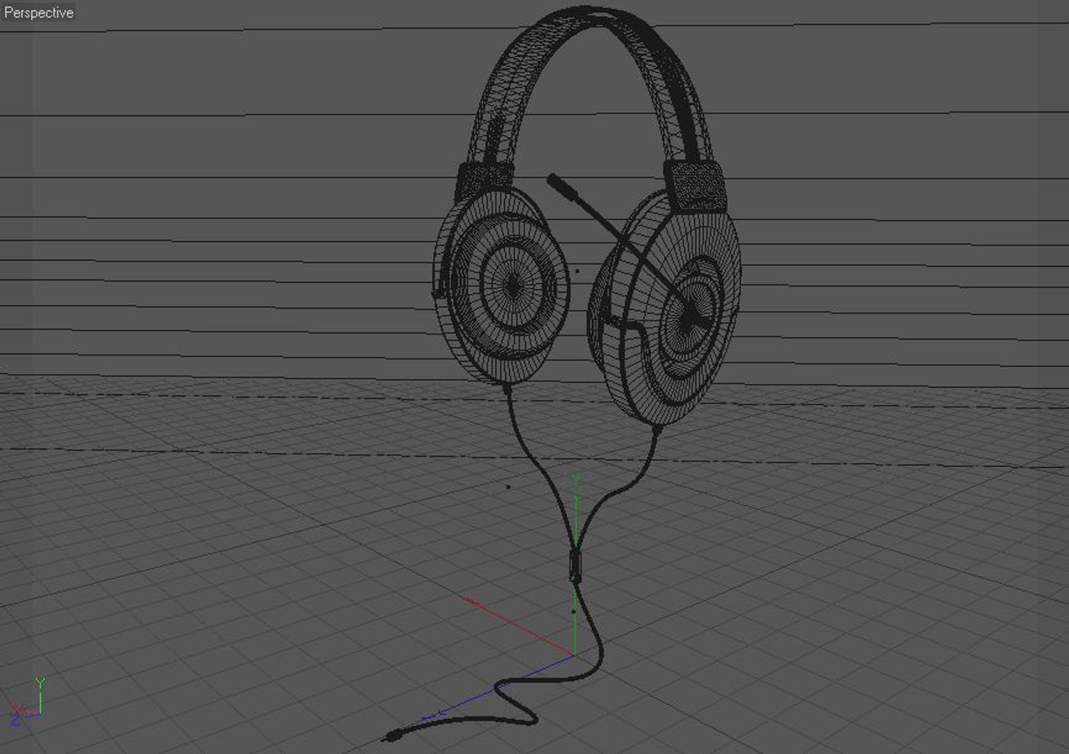 3d Model Headphones Microphone