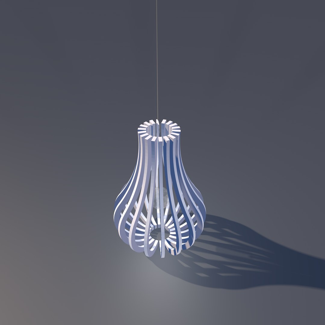 3D Hanging Lamp Model - TurboSquid 2234354