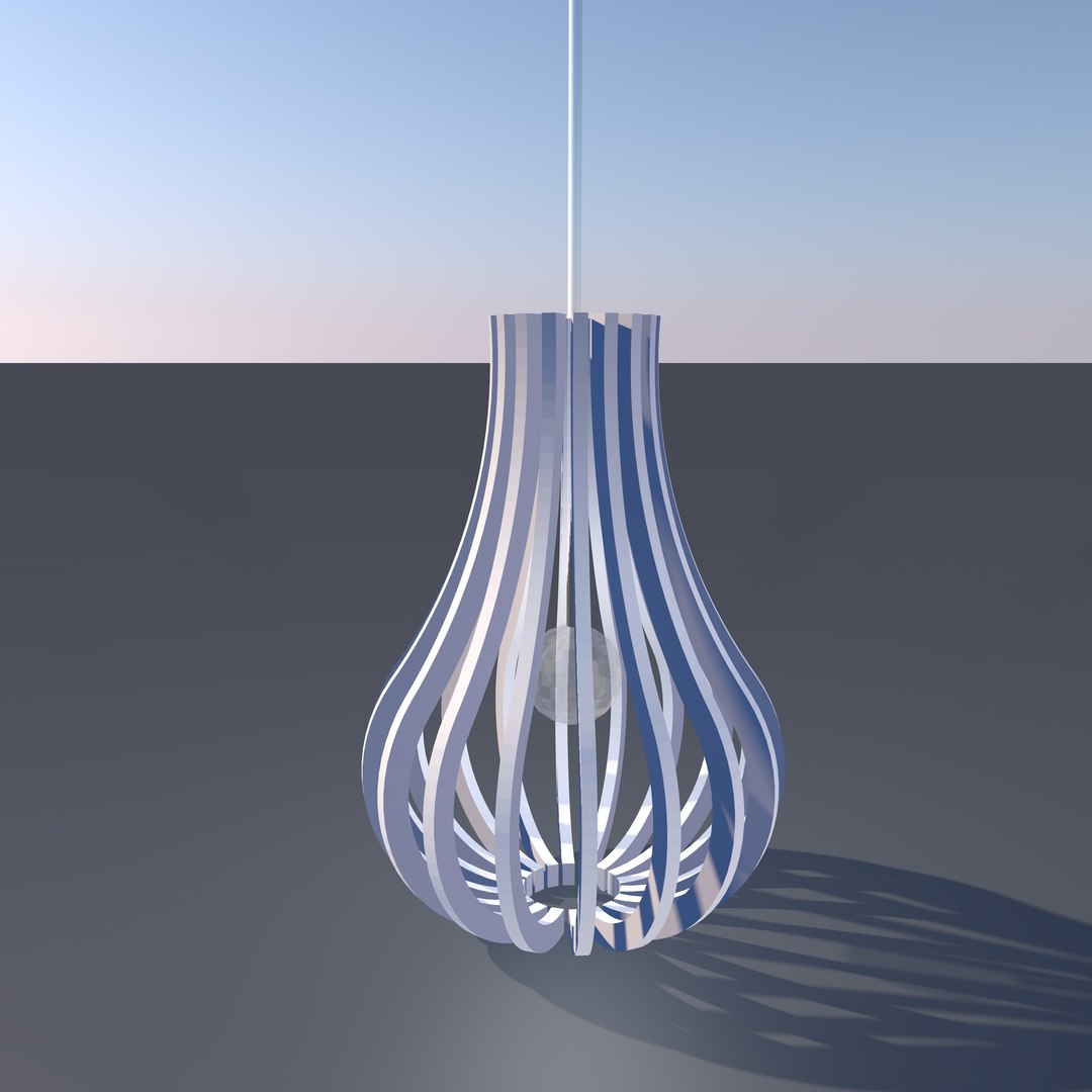 3D Hanging Lamp Model - TurboSquid 2234354