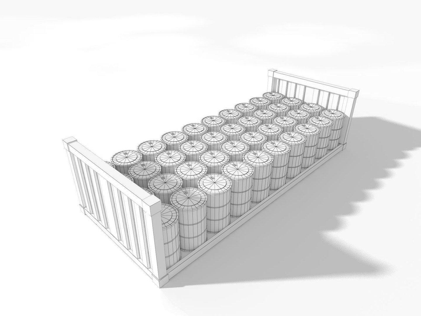 Low-poly barrel container 3D - TurboSquid 1550031