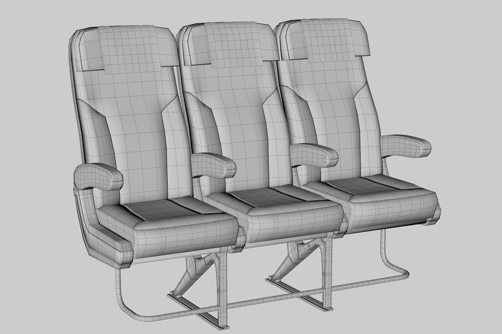 3D Airplane Chair - TurboSquid 1274336