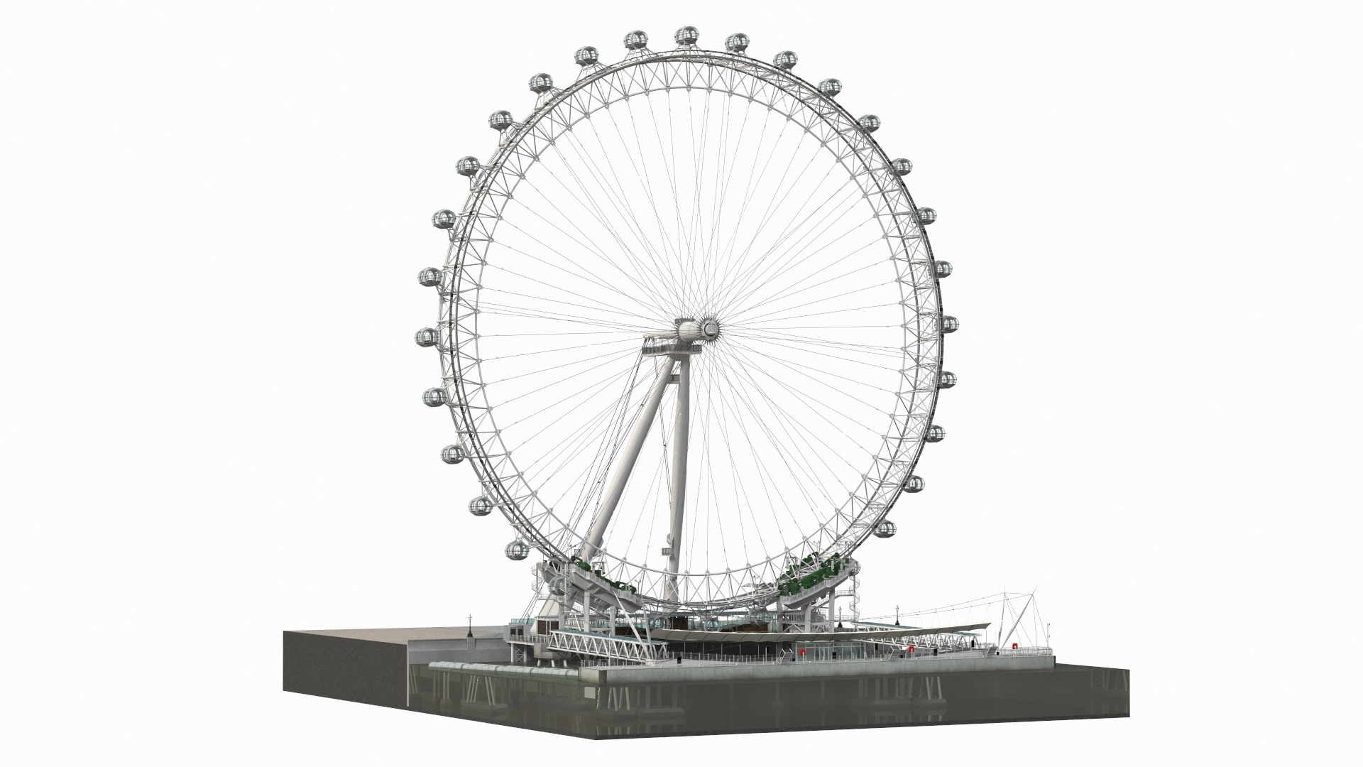 3D Observation Ferris Wheel Rigged for Cinema 4D model - TurboSquid 2111349