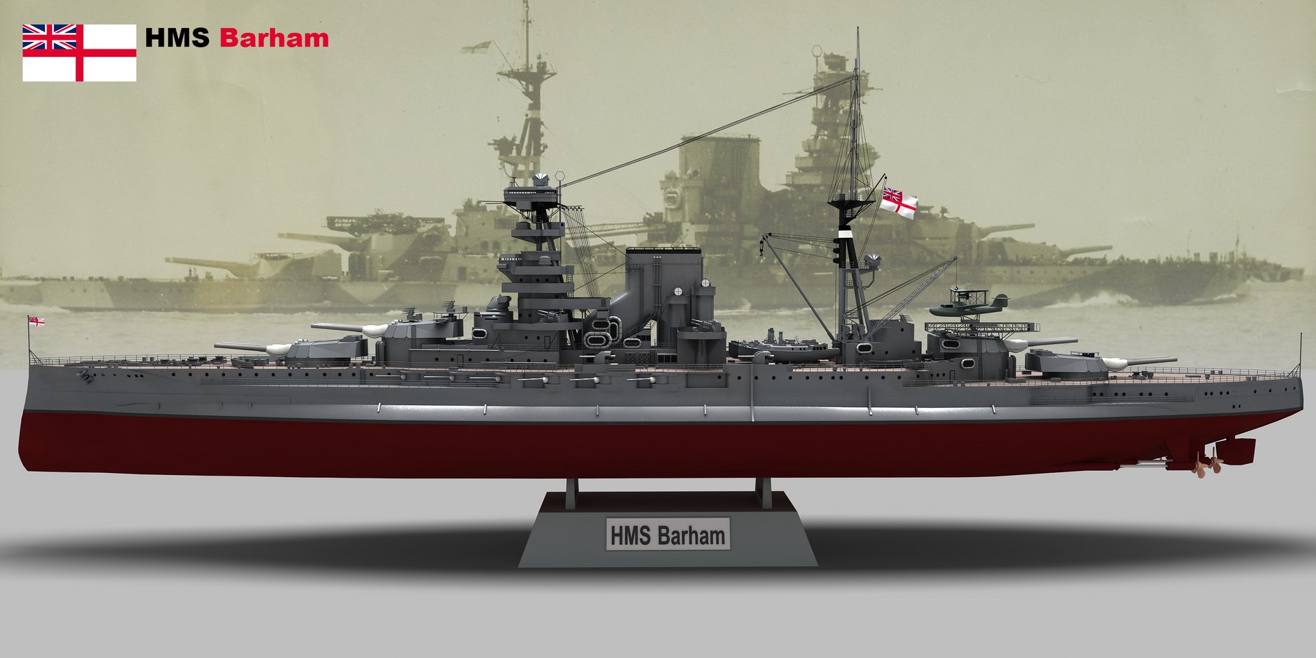 max hms barham battleship