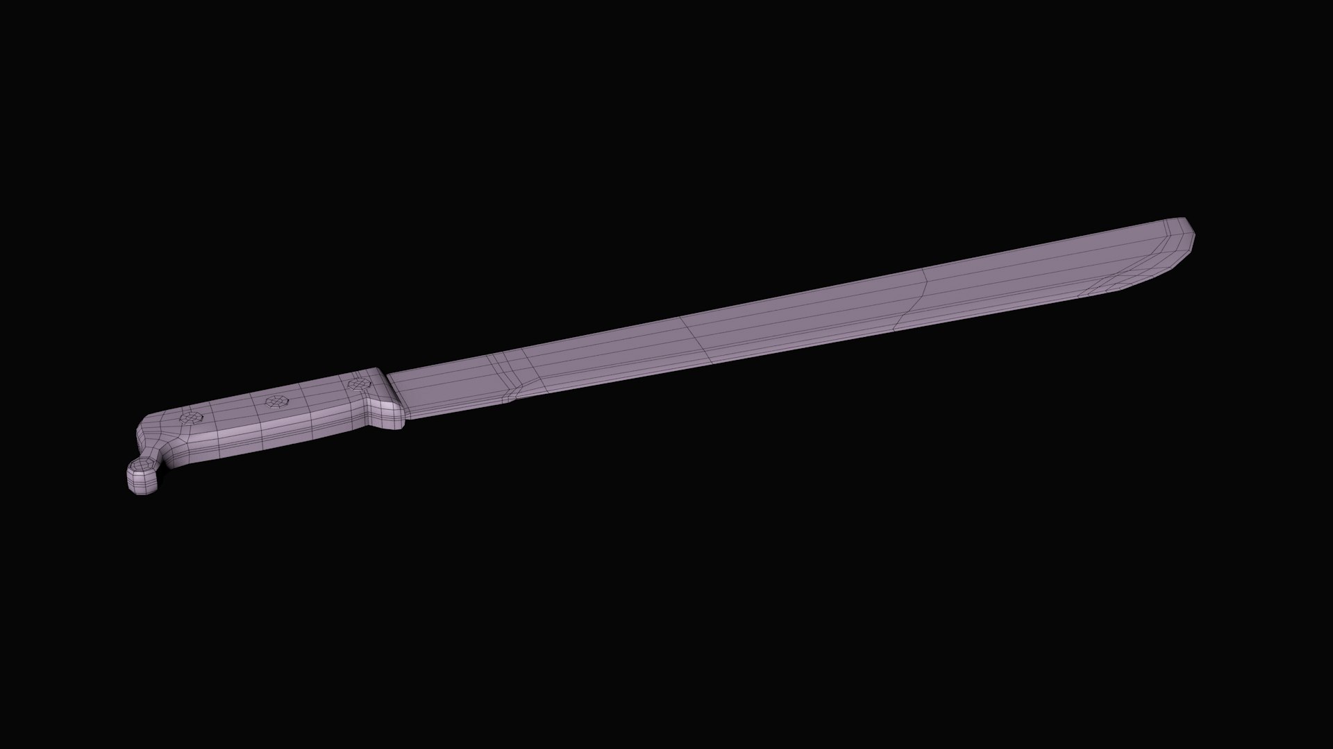 3D Rusty Machete - TurboSquid 2275549