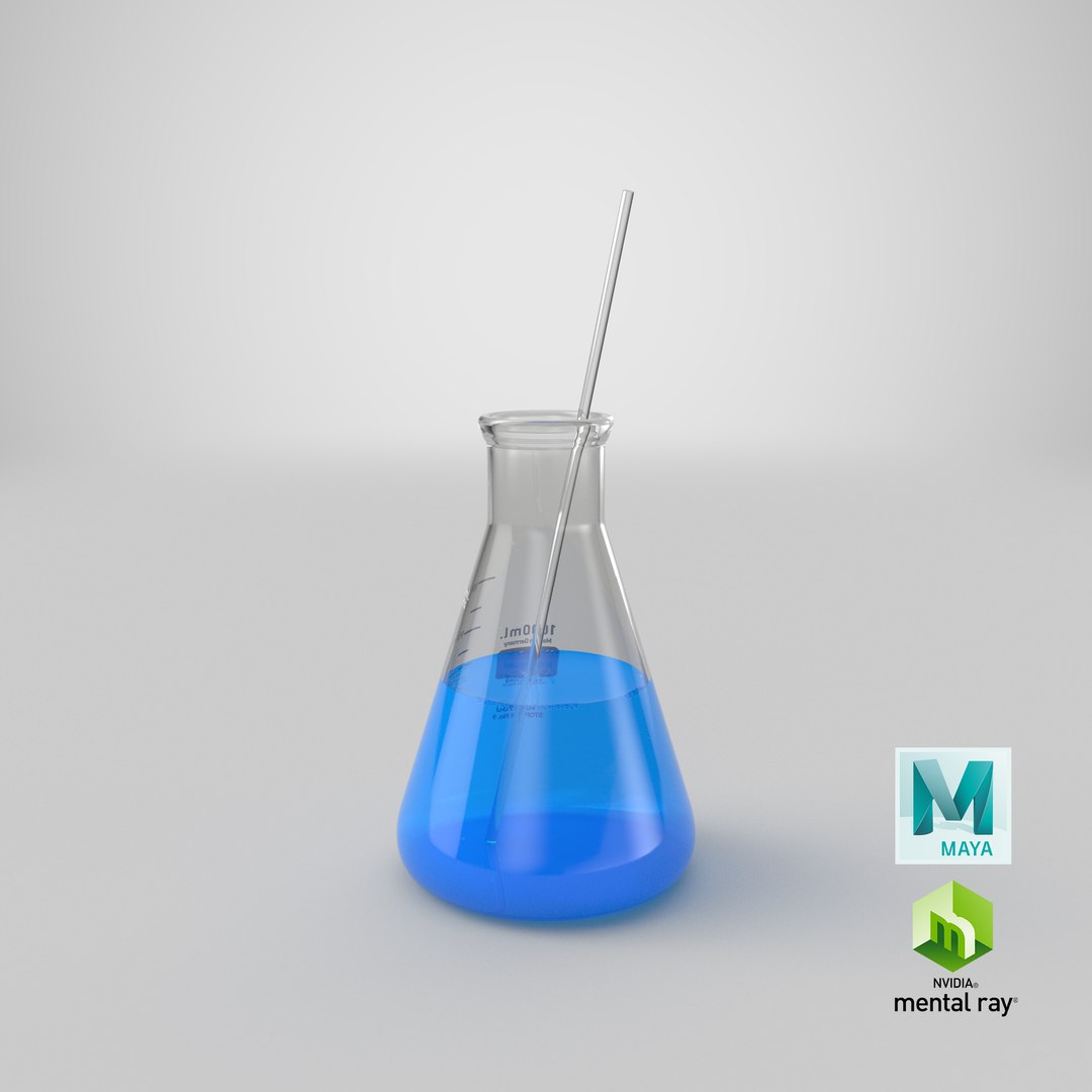 3D Erlenmeyer Flask Rod - TurboSquid 1682905