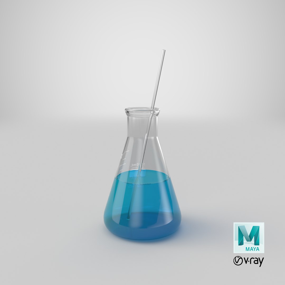 3D Erlenmeyer Flask Rod - TurboSquid 1682905