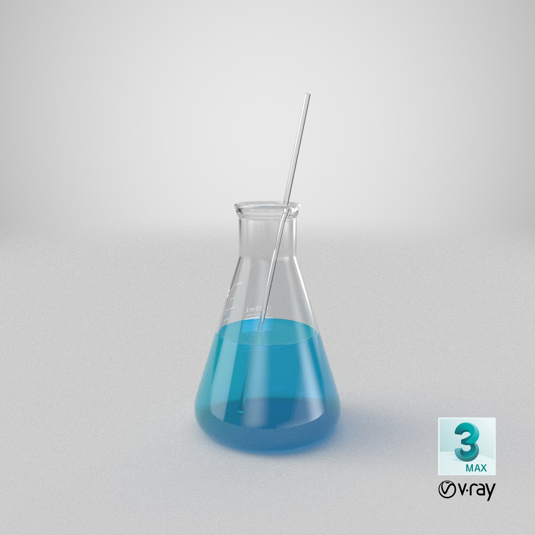 3D Erlenmeyer Flask Rod - TurboSquid 1682905