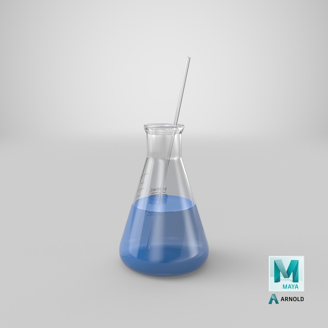 3D Erlenmeyer Flask Rod - TurboSquid 1682905