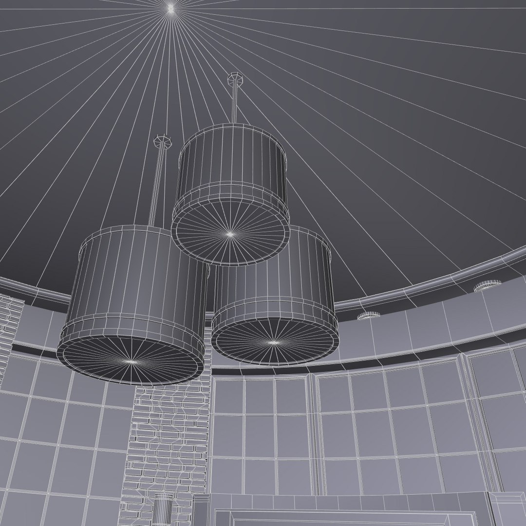 3d virtual set studio - model