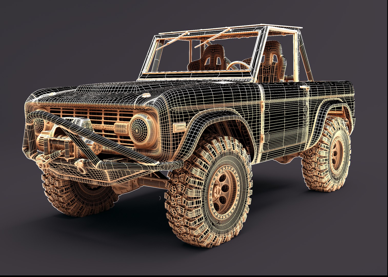 3D Generation Bronco - TurboSquid 1256601