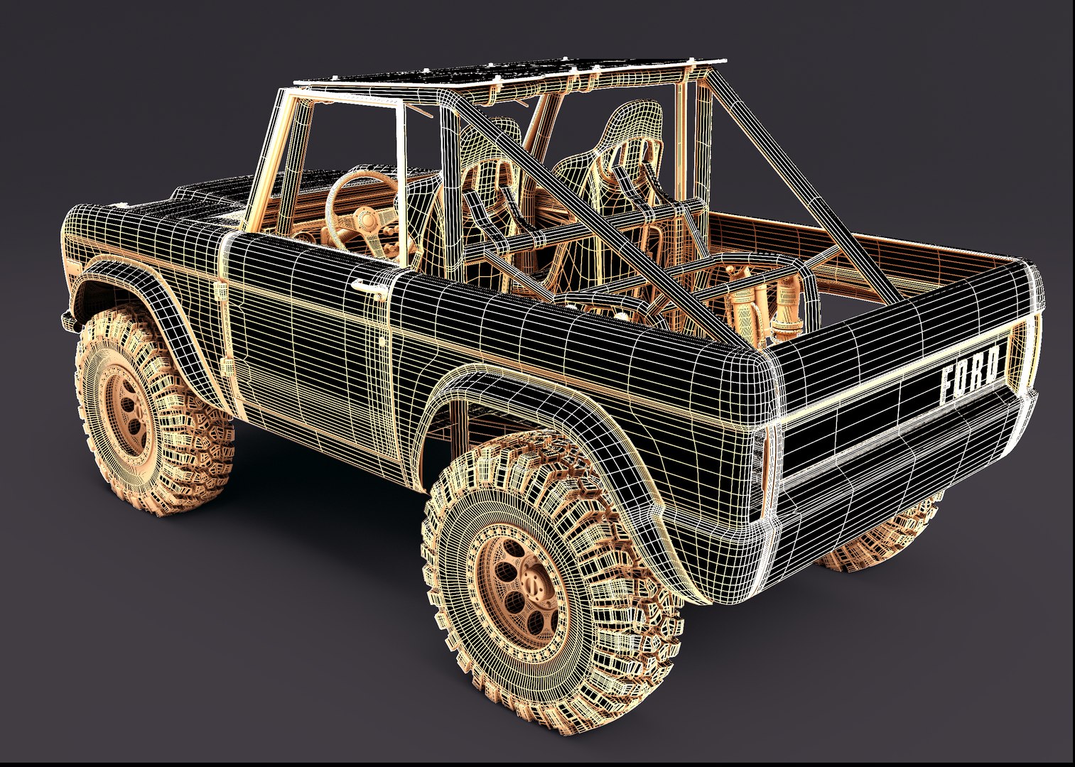 3D Generation Bronco - TurboSquid 1256601