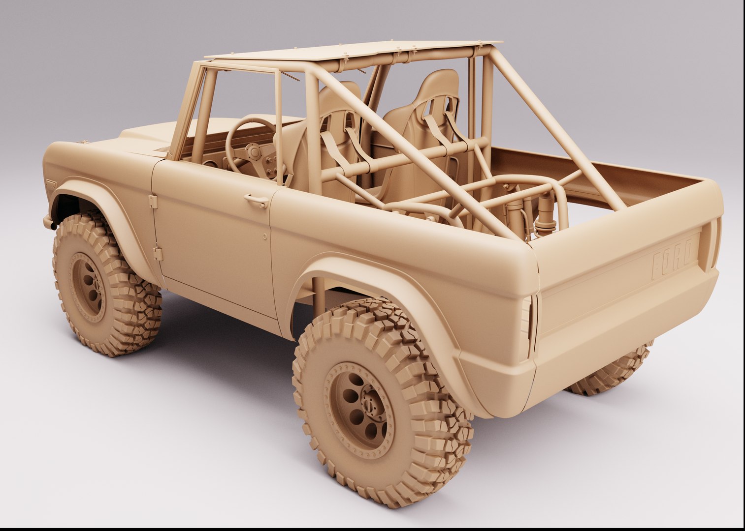 3D Generation Bronco - TurboSquid 1256601