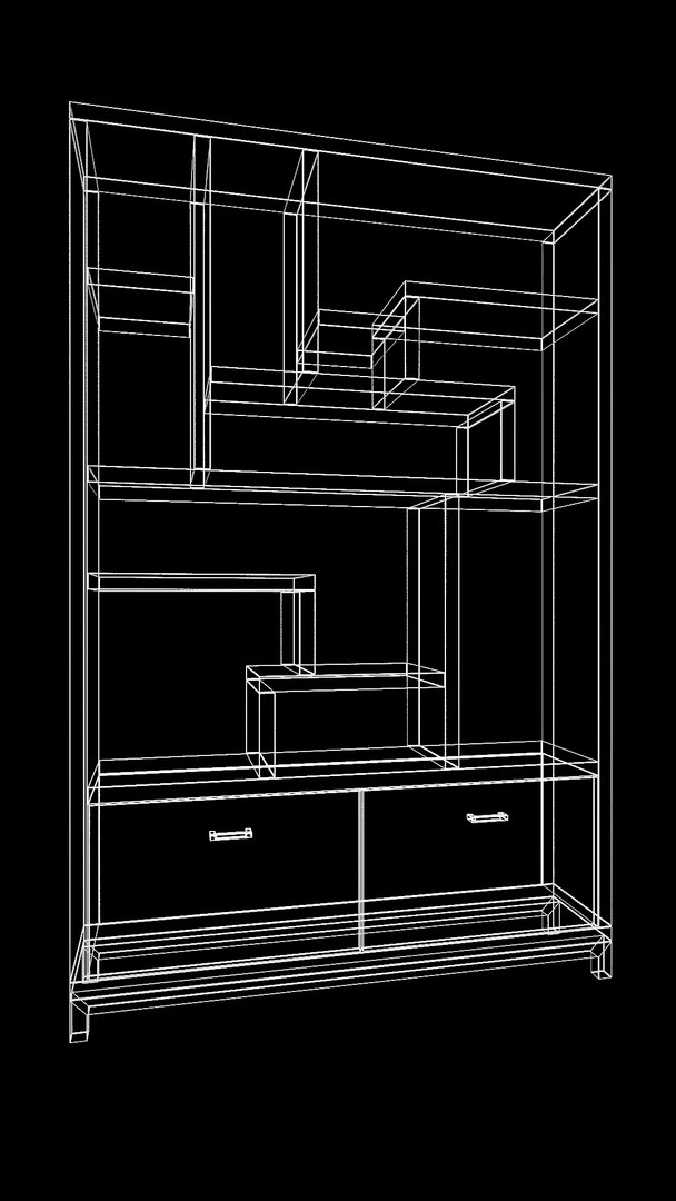 Bookshelf Next Bronx 3D - TurboSquid 2052689