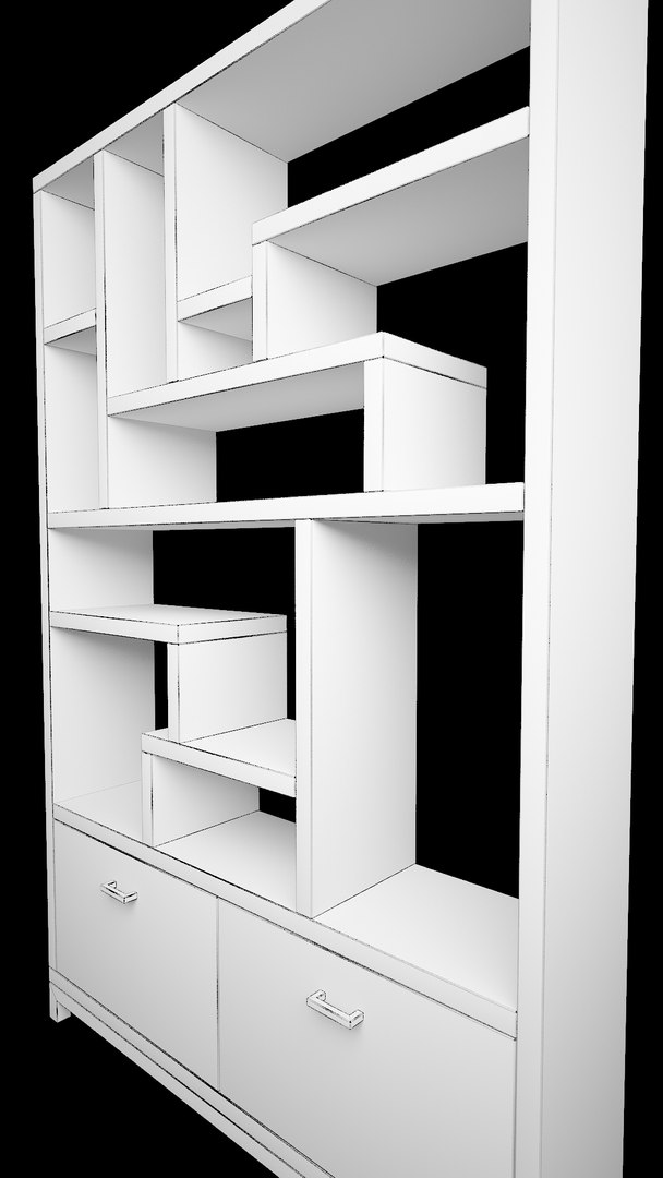 Bookshelf Next Bronx 3D - TurboSquid 2052689