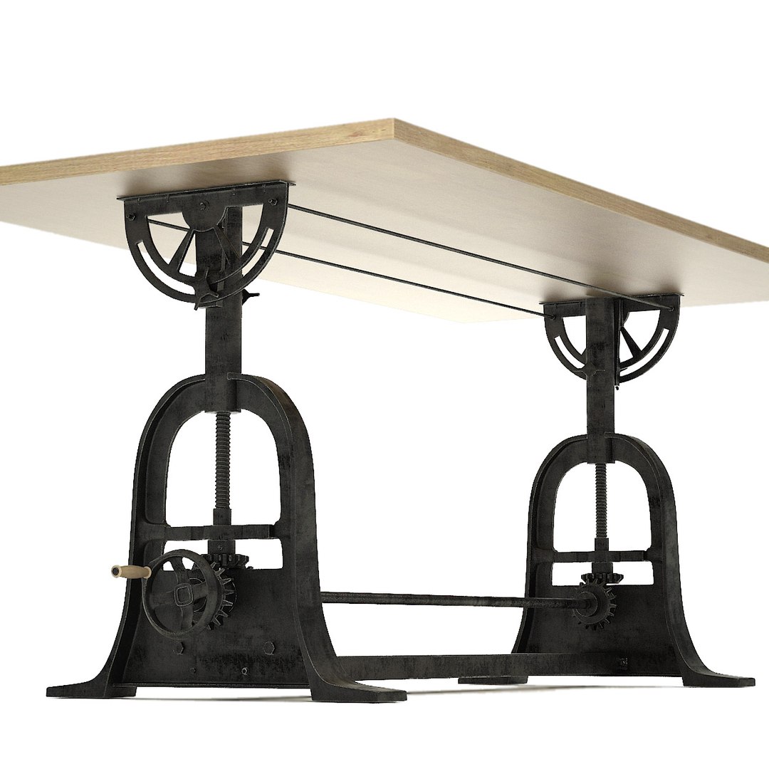 3d max dublin adjustable table design
