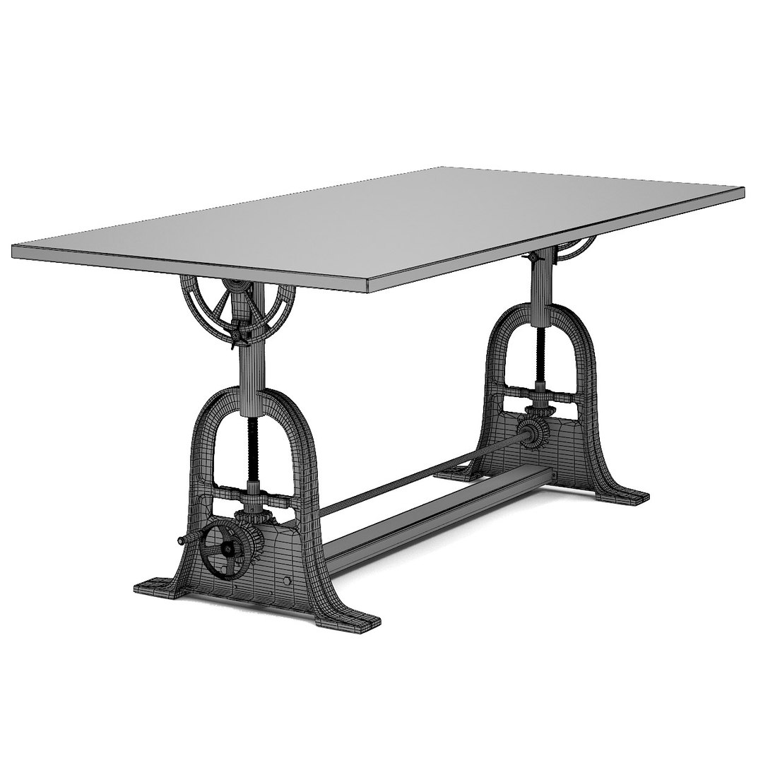 3d max dublin adjustable table design
