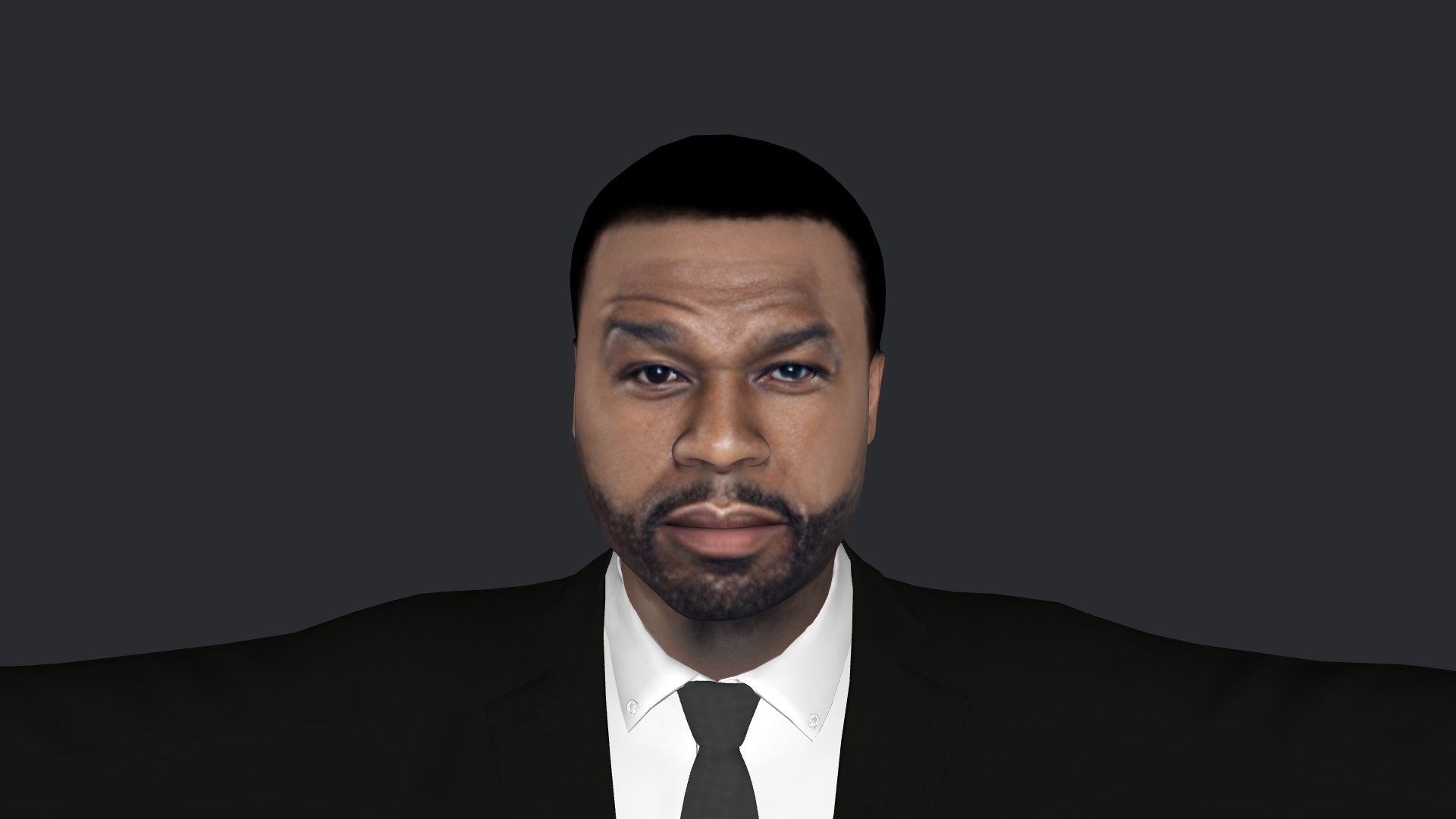 50 Cent Hyper Realistic Full Body Fully Rigged 3D Character 3D Model ...