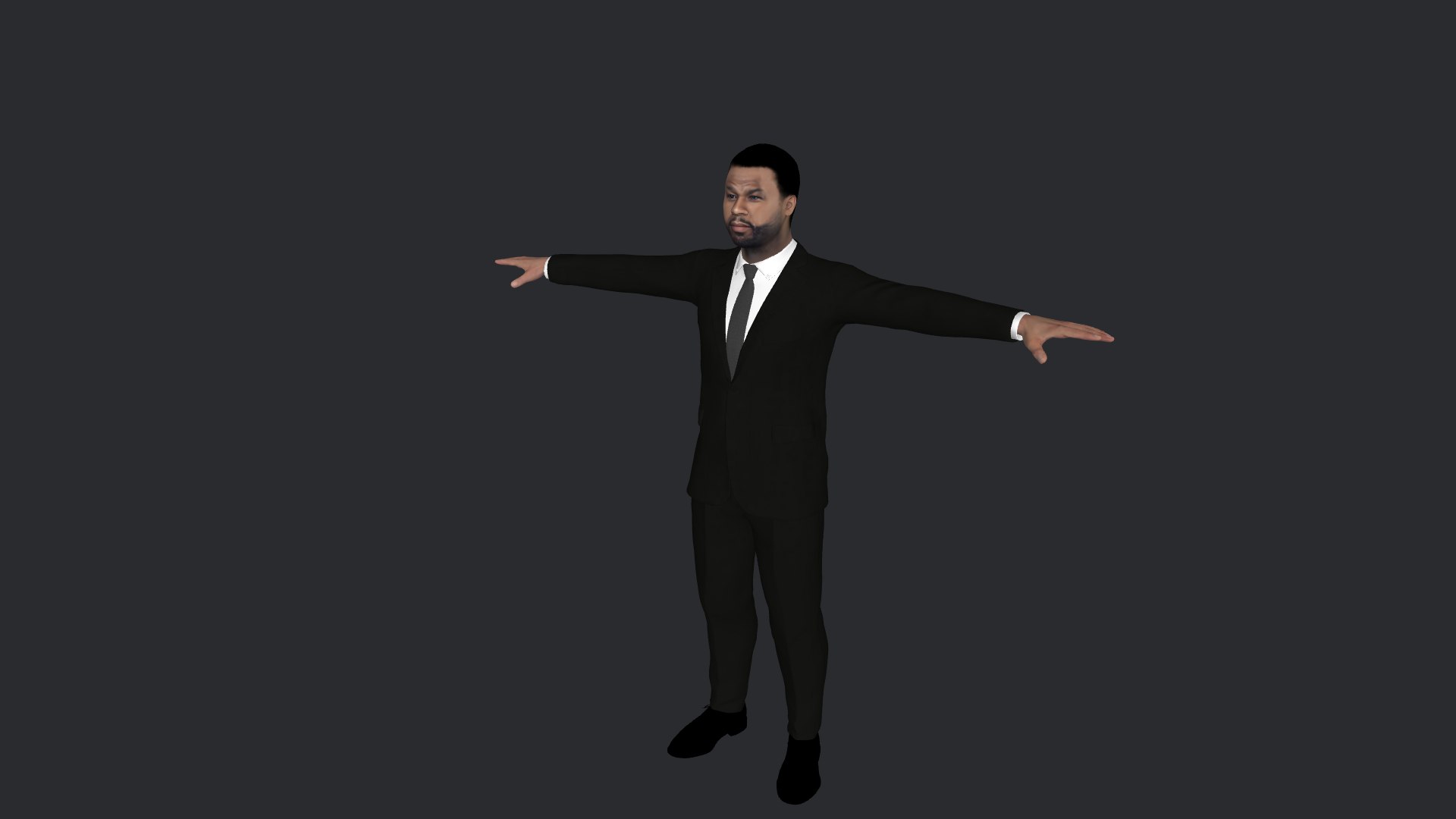 50 Cent Hyper Realistic Full Body Fully Rigged 3D Character 3D Model ...