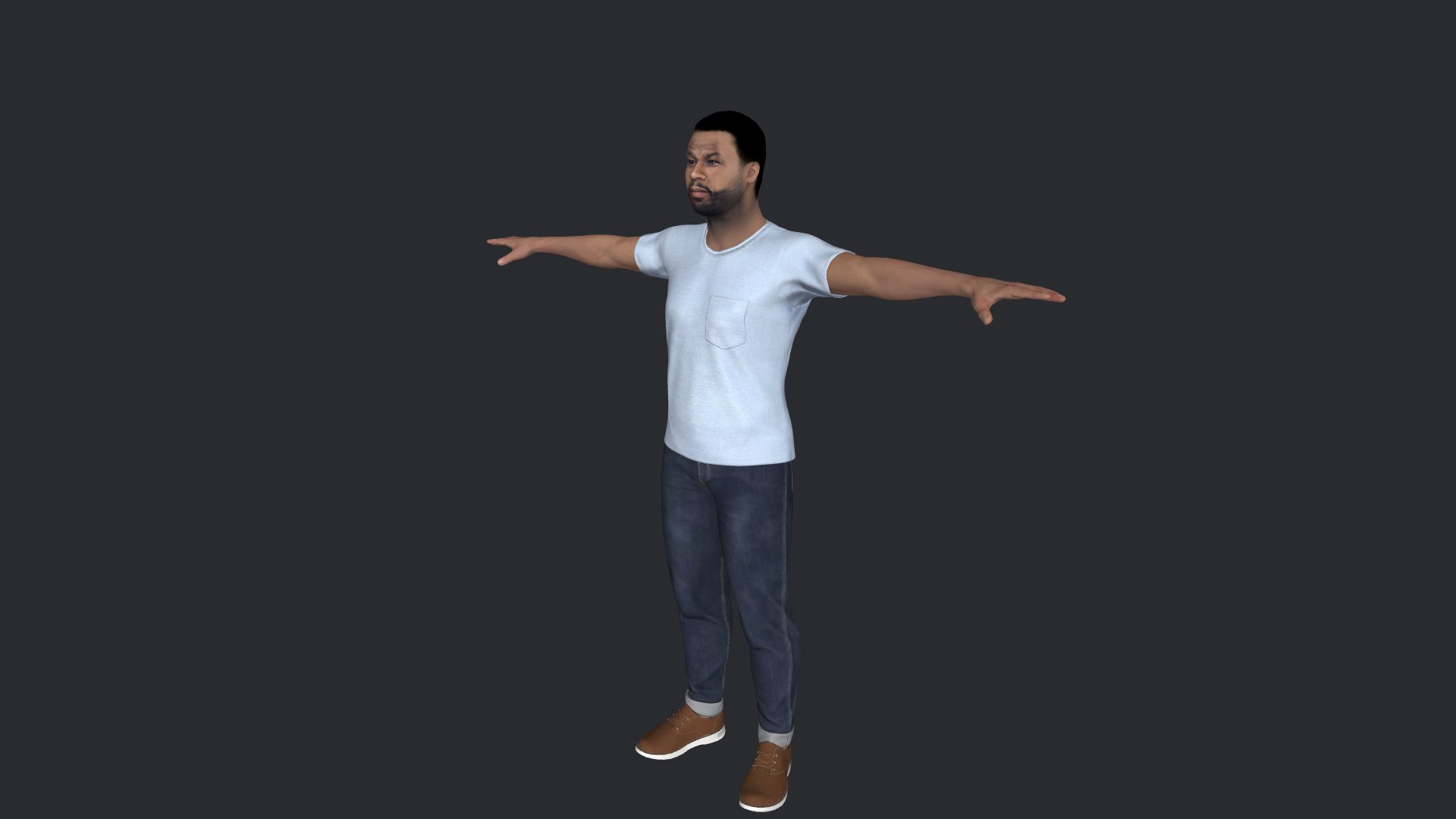 50 Cent Hyper Realistic Full Body Fully Rigged 3D Character 3D Model ...