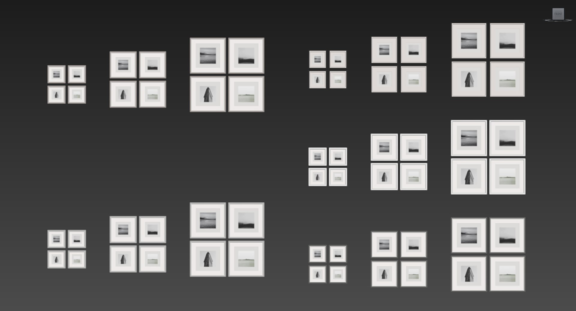 3D frames set-186 picture model - TurboSquid 1635294
