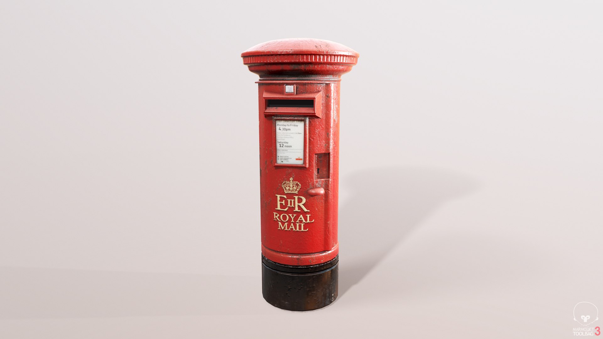 PostBox 3D Model - TurboSquid 2245044