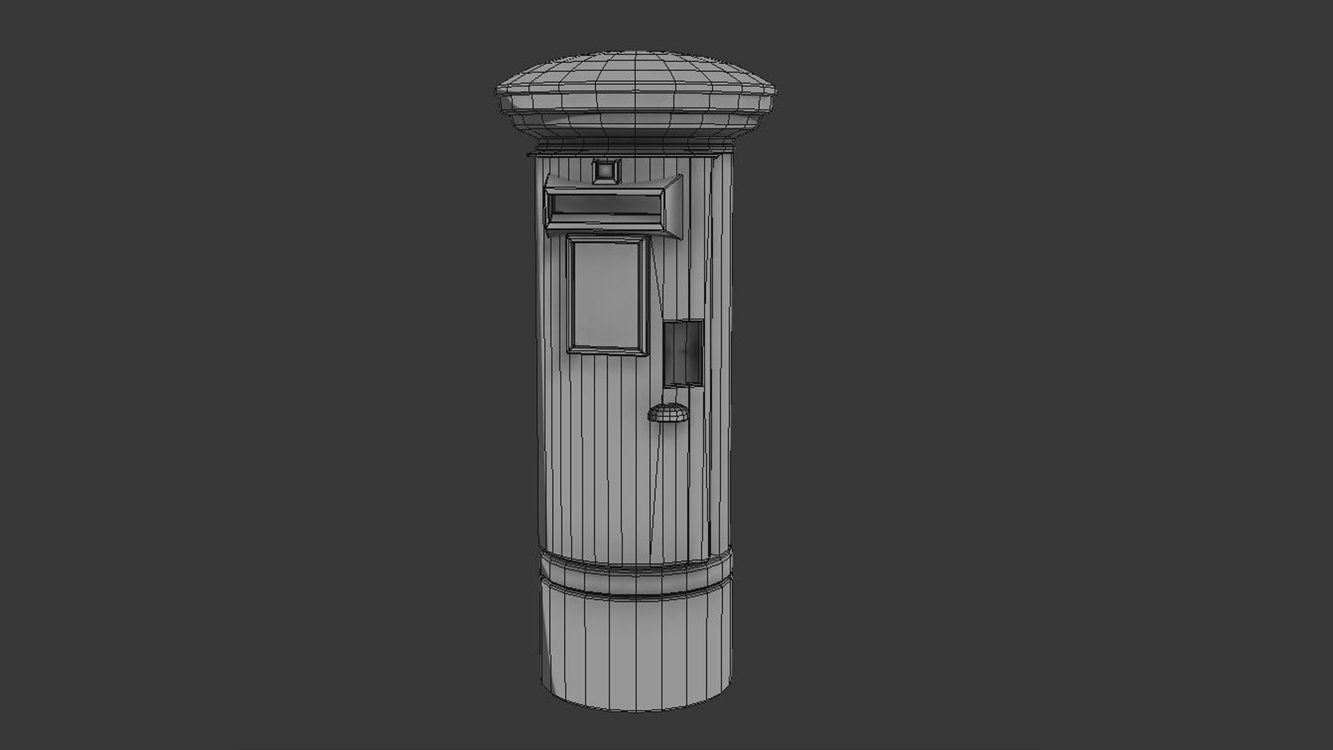 PostBox 3D Model - TurboSquid 2245044