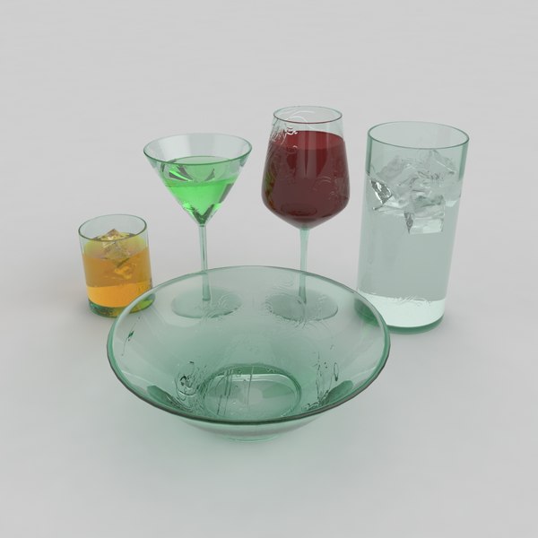 3d 3ds glass bowl