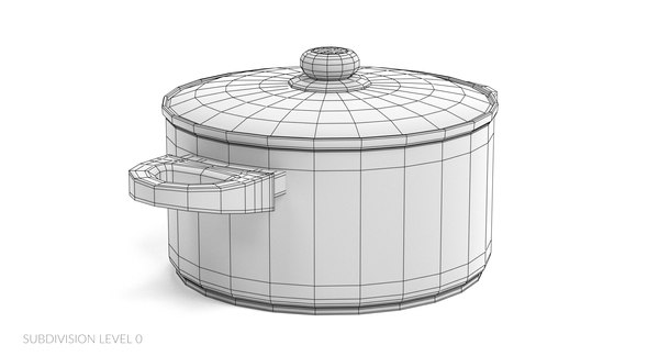3D cooking pot model - TurboSquid 1363354