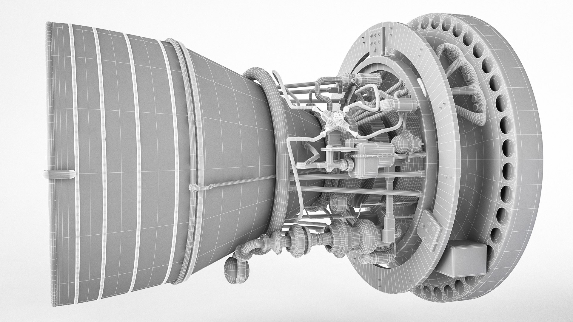 Rocket Engine 3D - TurboSquid 1689638