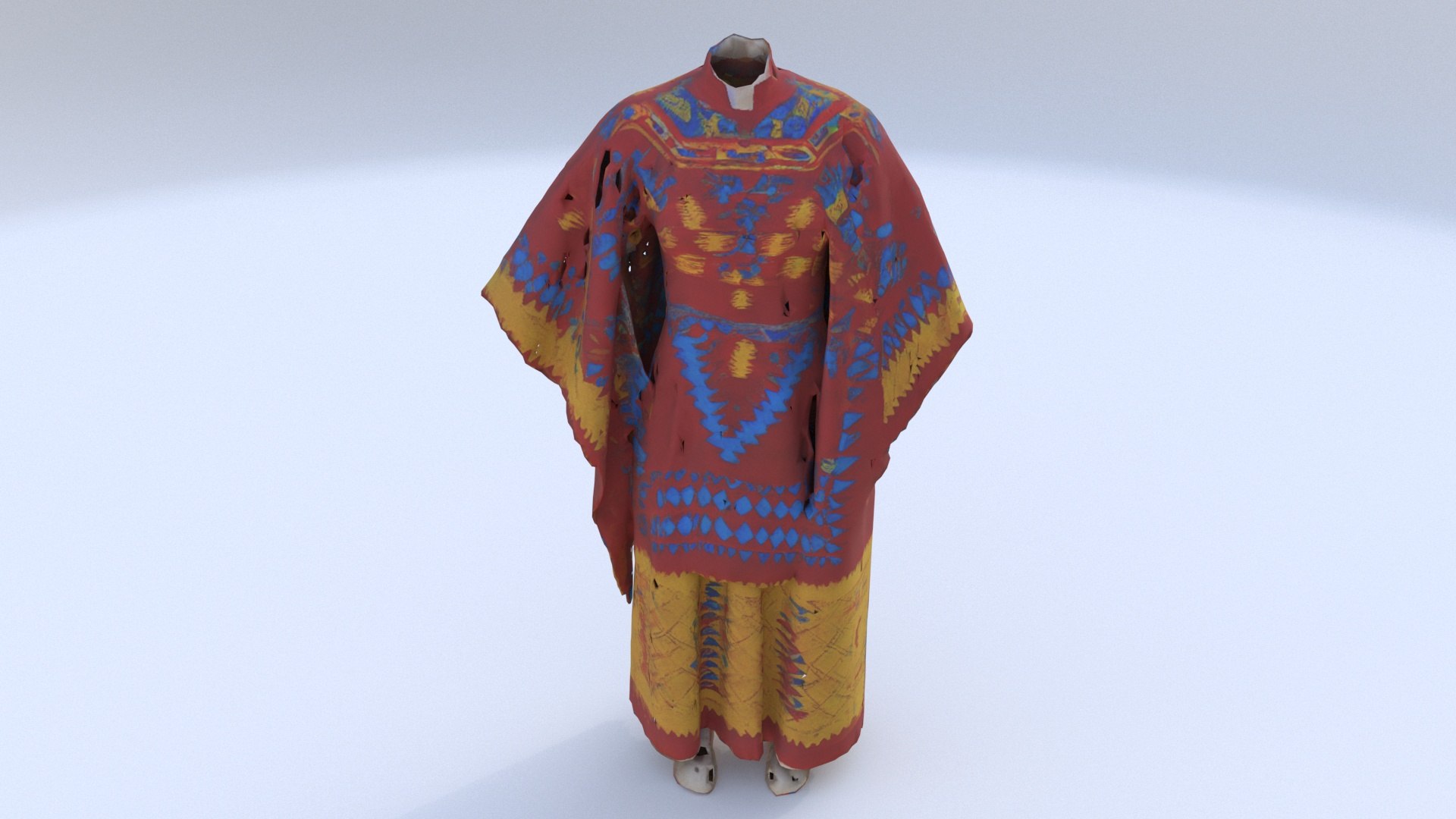 3D Model 13 Items Of Aztec Mayan Outfit Collection - TurboSquid 2328178