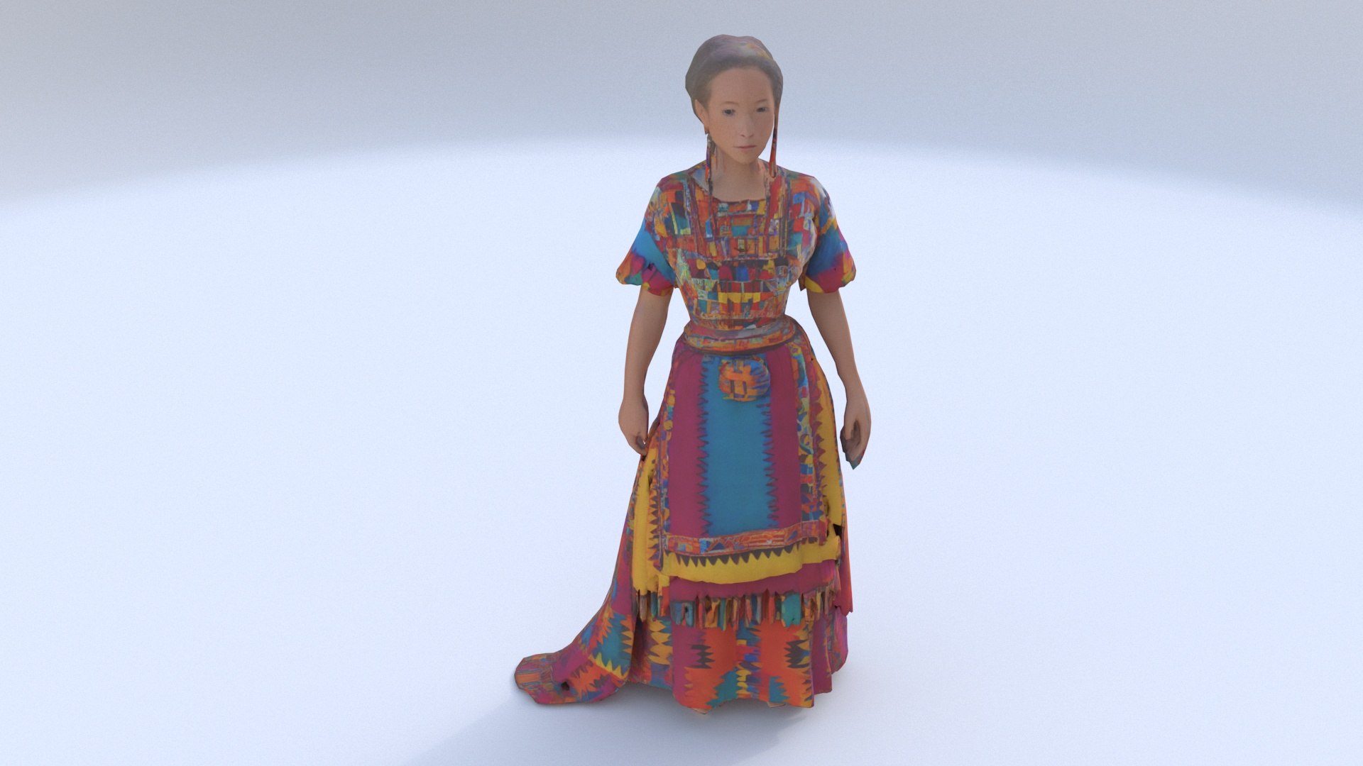3D Model 13 Items Of Aztec Mayan Outfit Collection - TurboSquid 2328178