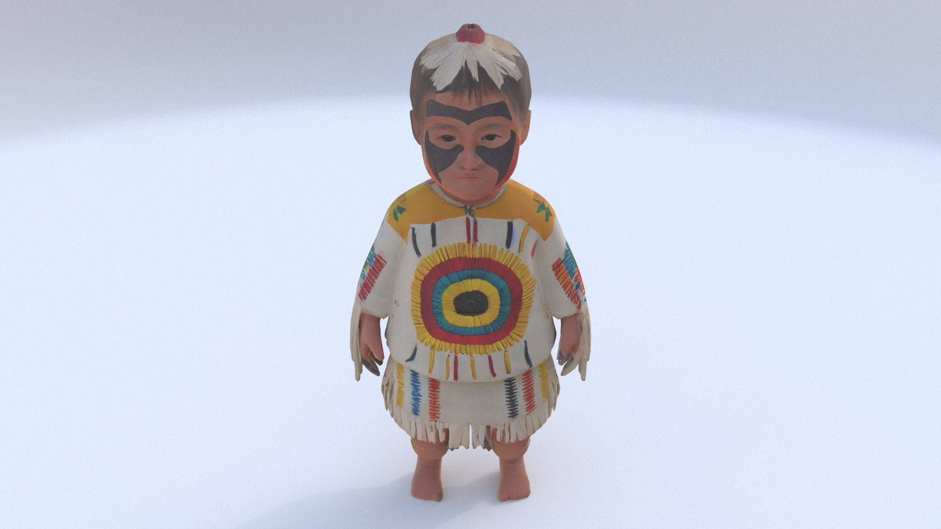 3D Model 13 Items Of Aztec Mayan Outfit Collection - TurboSquid 2328178