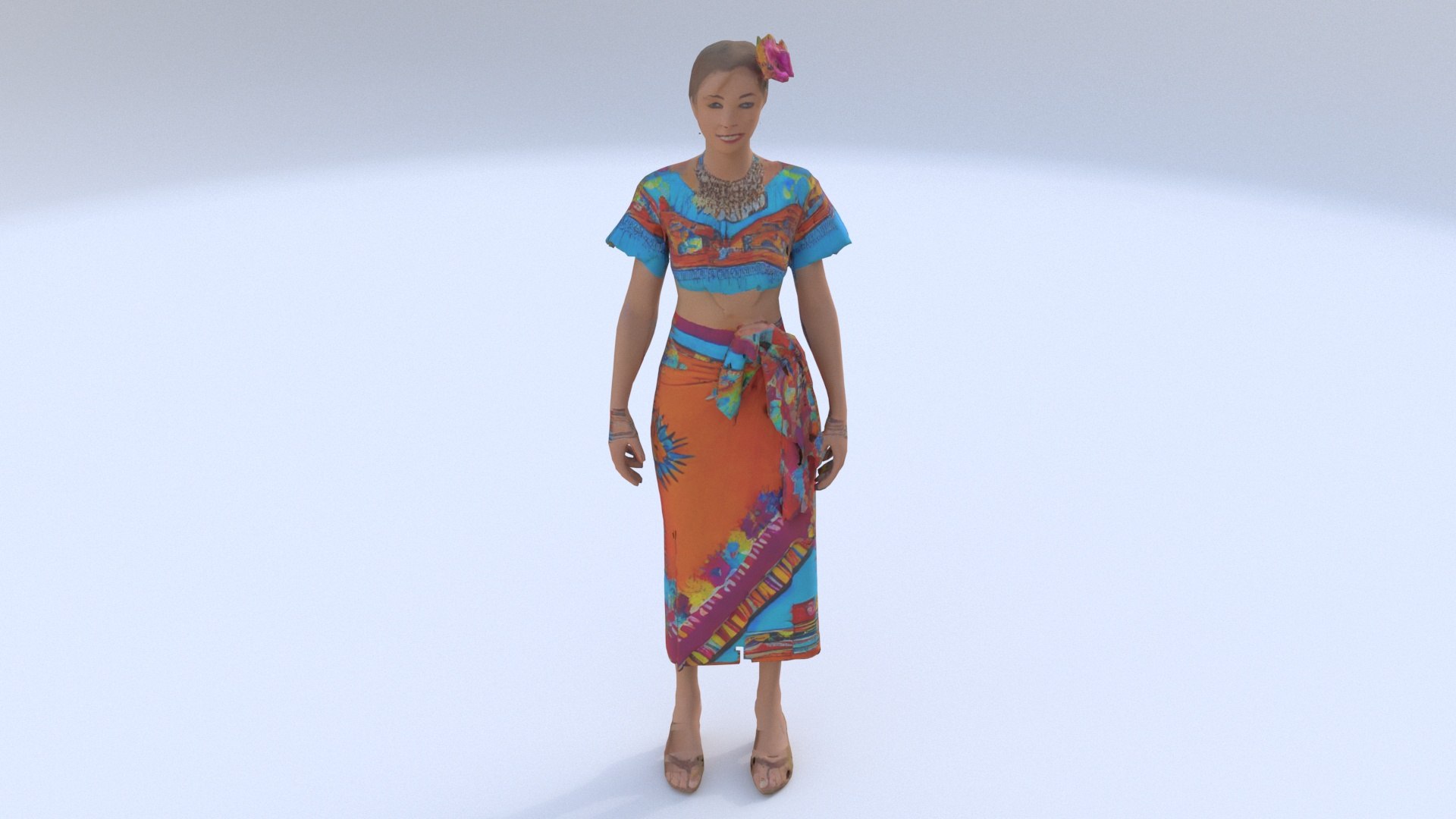 3D Model 13 Items Of Aztec Mayan Outfit Collection - TurboSquid 2328178