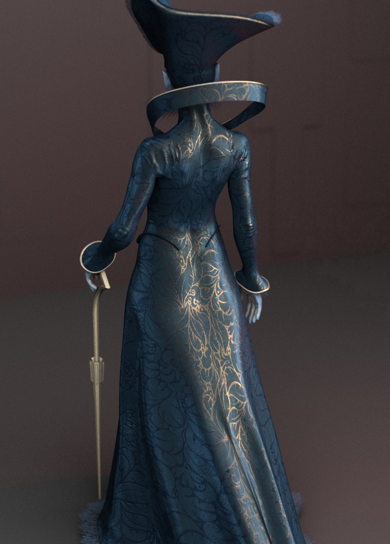 3d Model Alien Noble