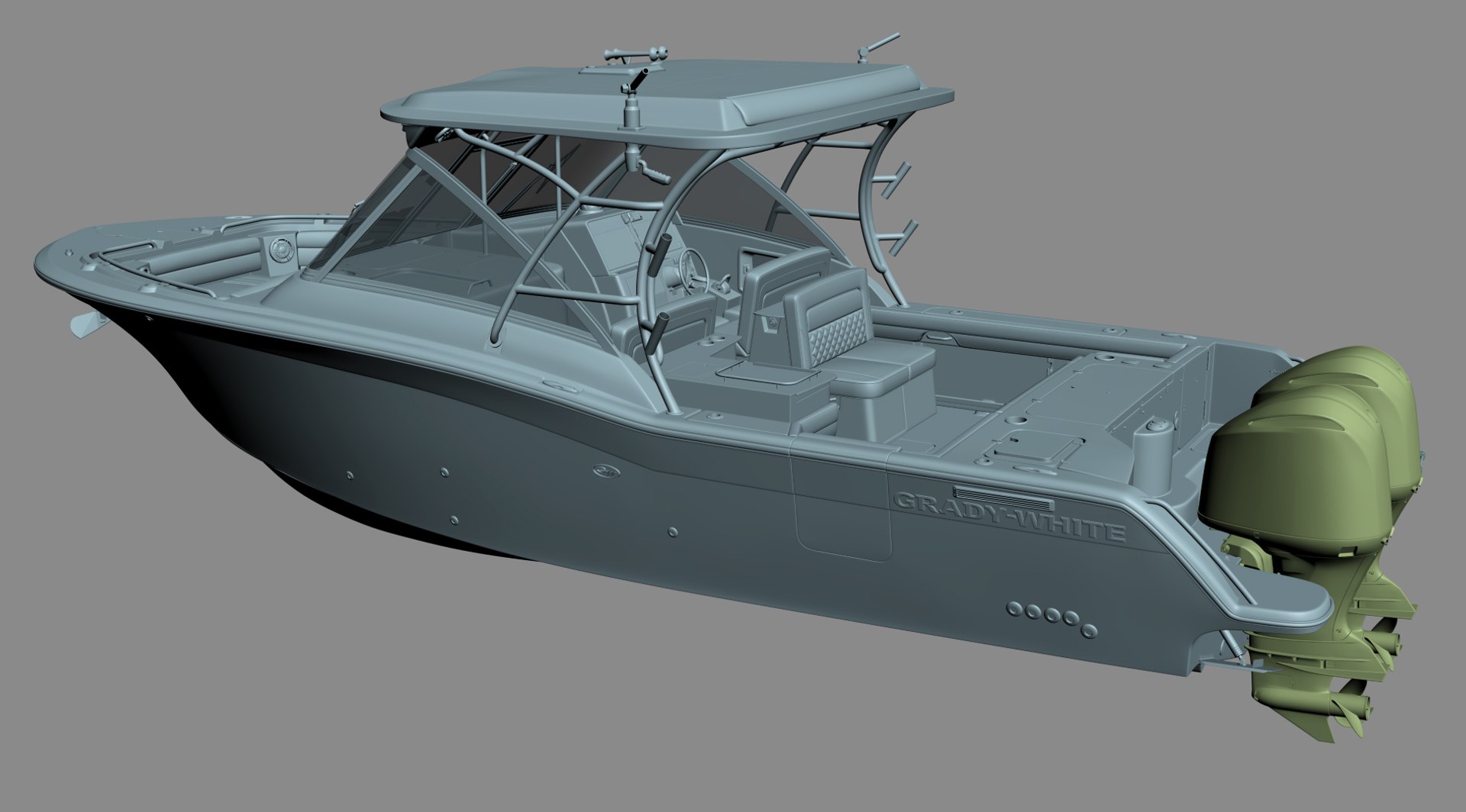 3D Grady White Freedom 325 - TurboSquid 1399039