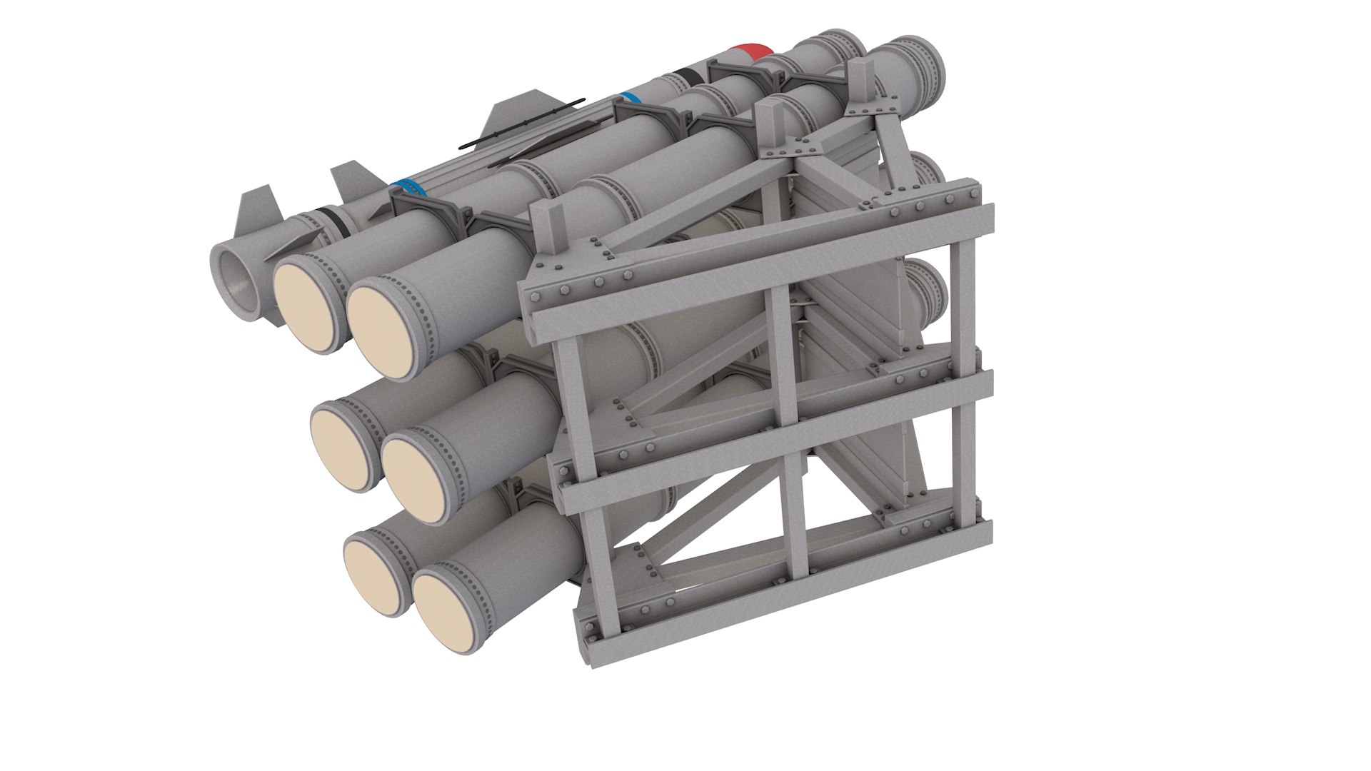 3D Launch System And Missile - TurboSquid 1866807