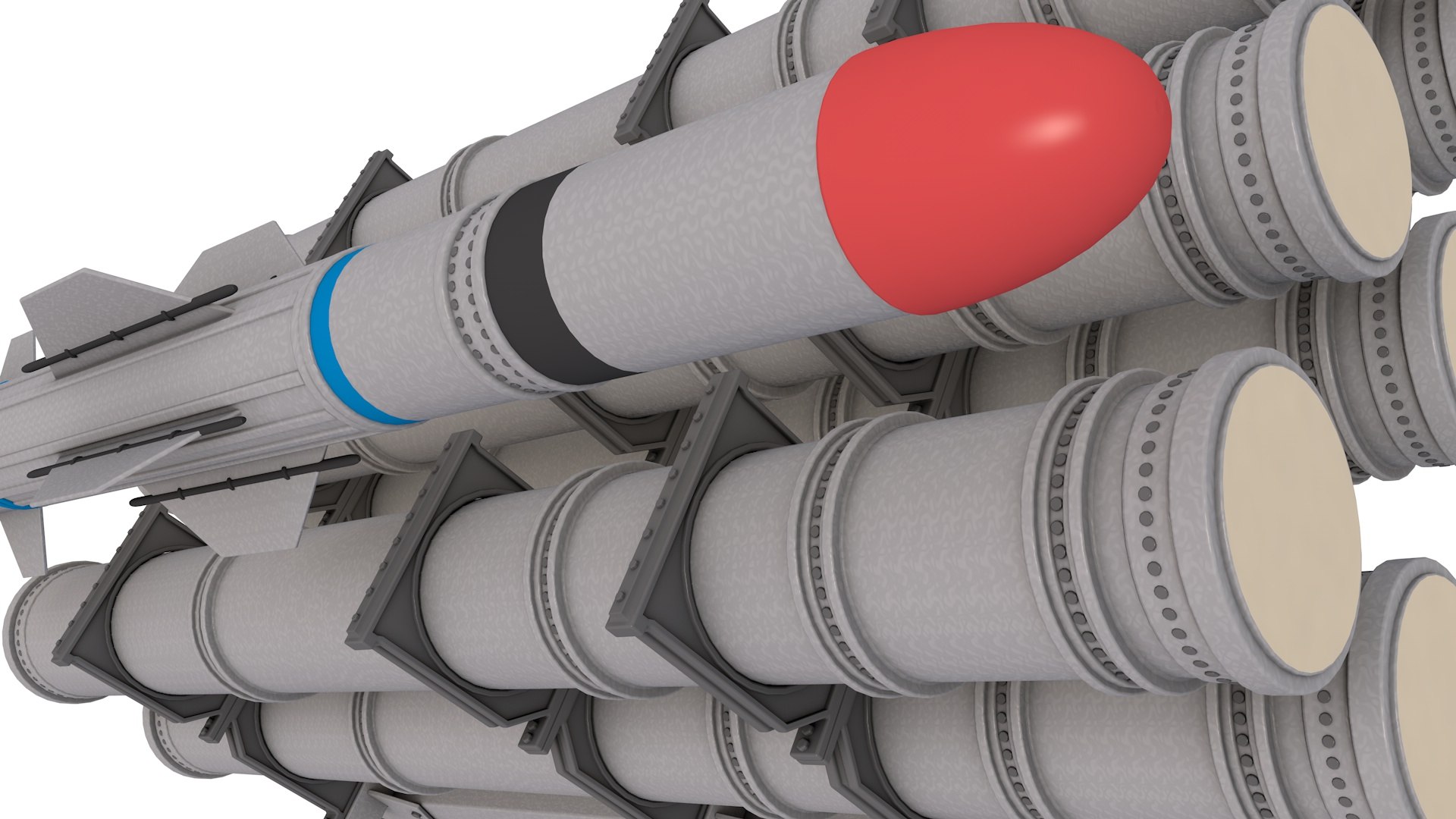 3D Launch System And Missile - TurboSquid 1866807