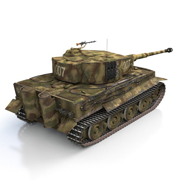6 번 Panzer - Tiger - 007 - Late Production 3D 모델 - TurboSquid 1318782