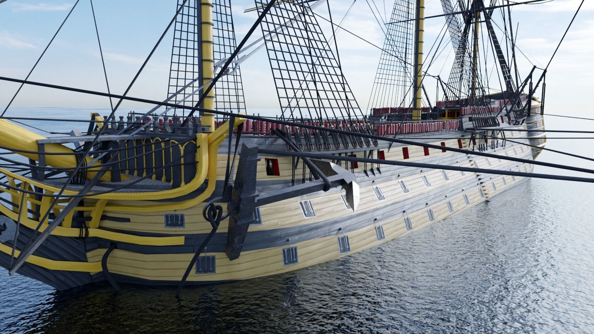 HMS Victory 3D Model - TurboSquid 2153752