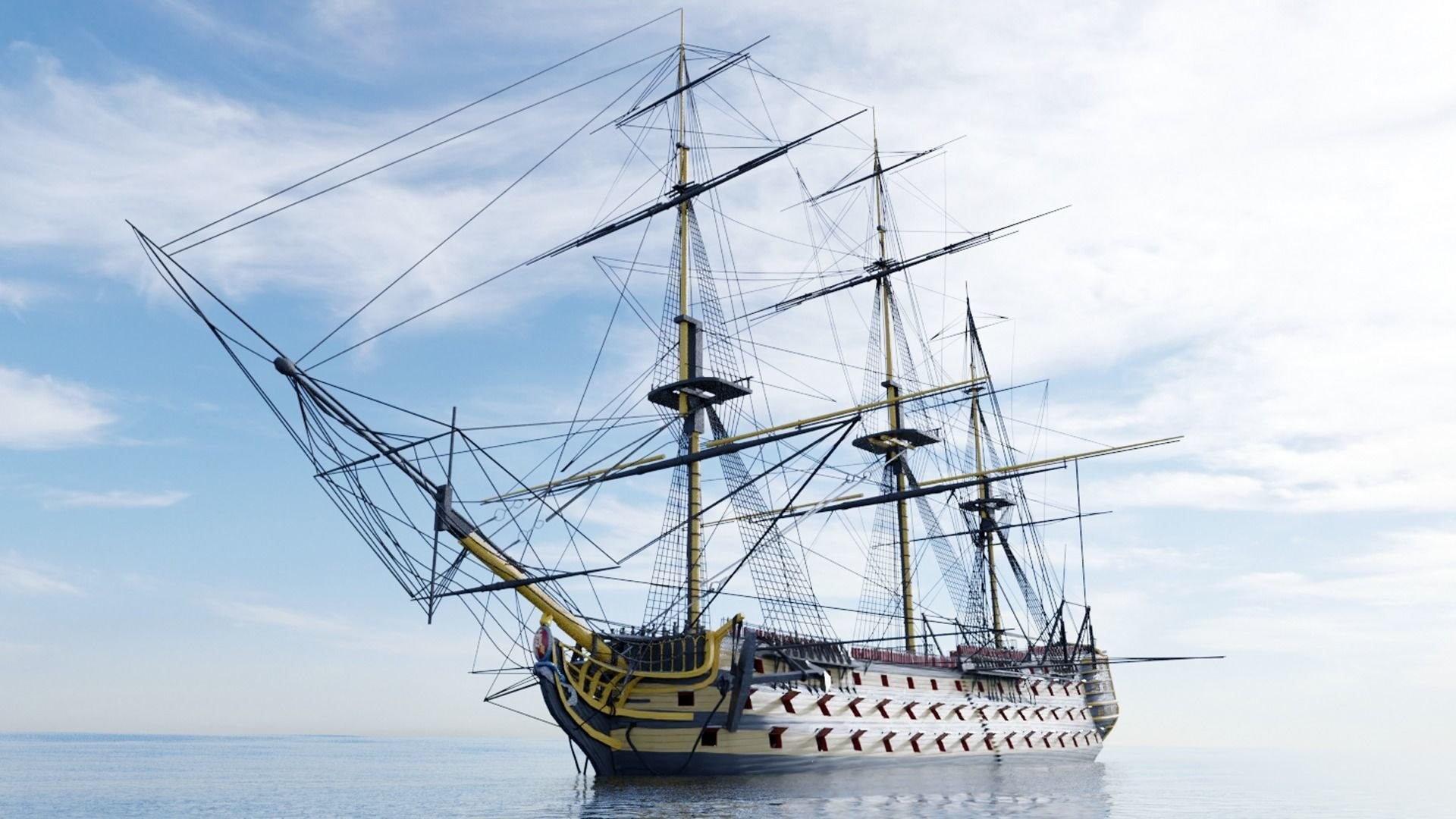 HMS Victory 3D Model - TurboSquid 2153752