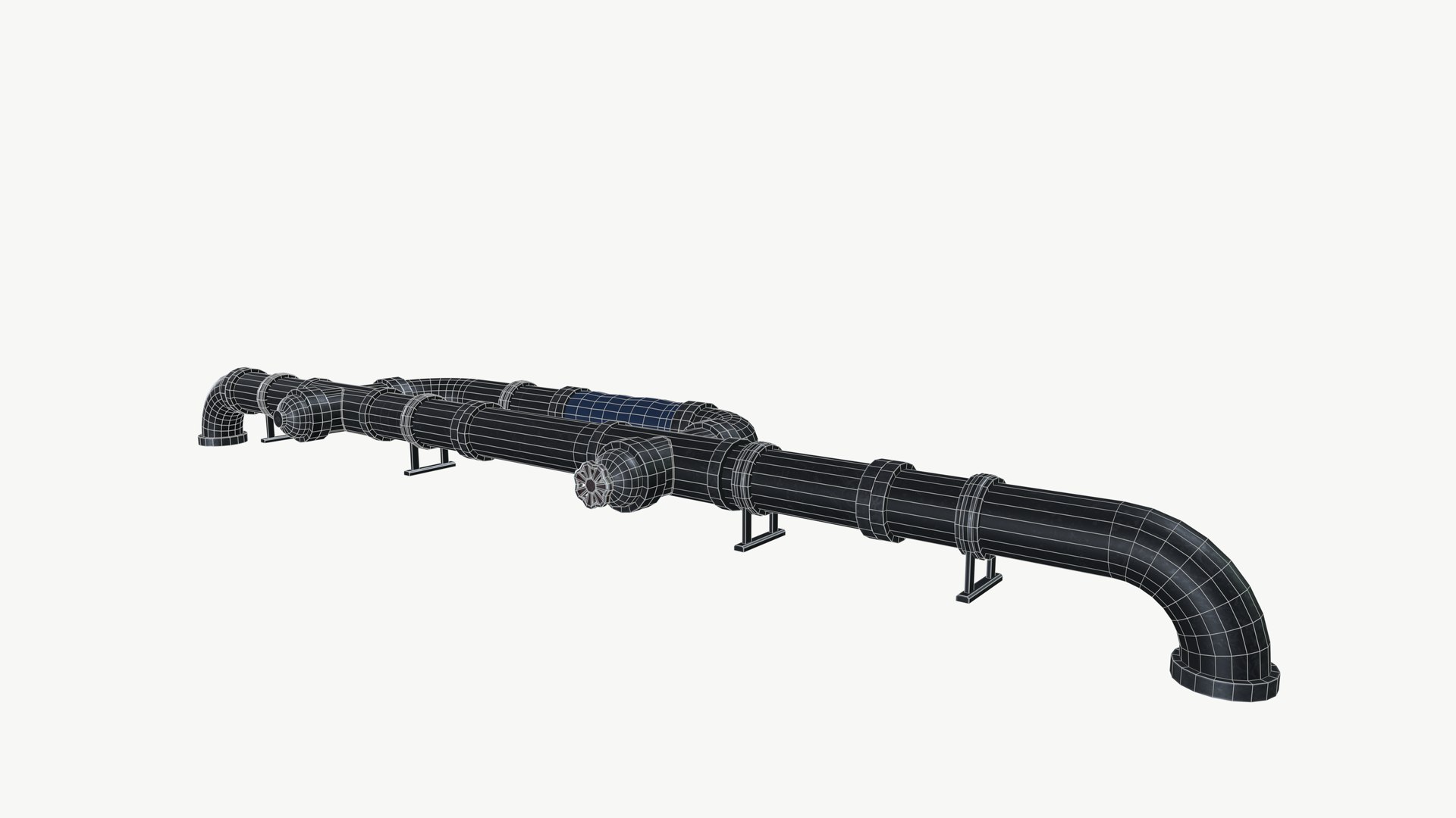 Industrial Pipe Pack 3D Model - TurboSquid 2298399